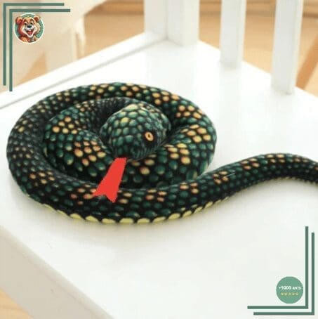 Peluche python vert en livraison gratuite | Économisez 30% sur votre ...